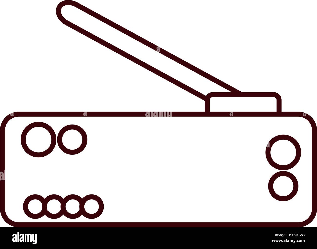 Wifi internet router Stock Vector Image & Art - Alamy