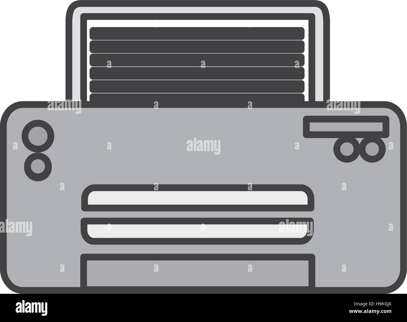 Modern printer technology Stock Vector Image & Art - Alamy