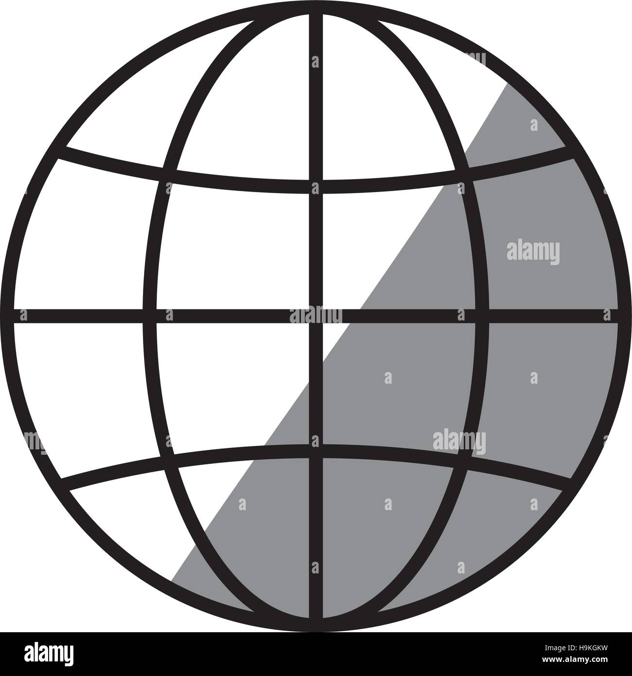 global sphere symbol Stock Vector Image & Art - Alamy