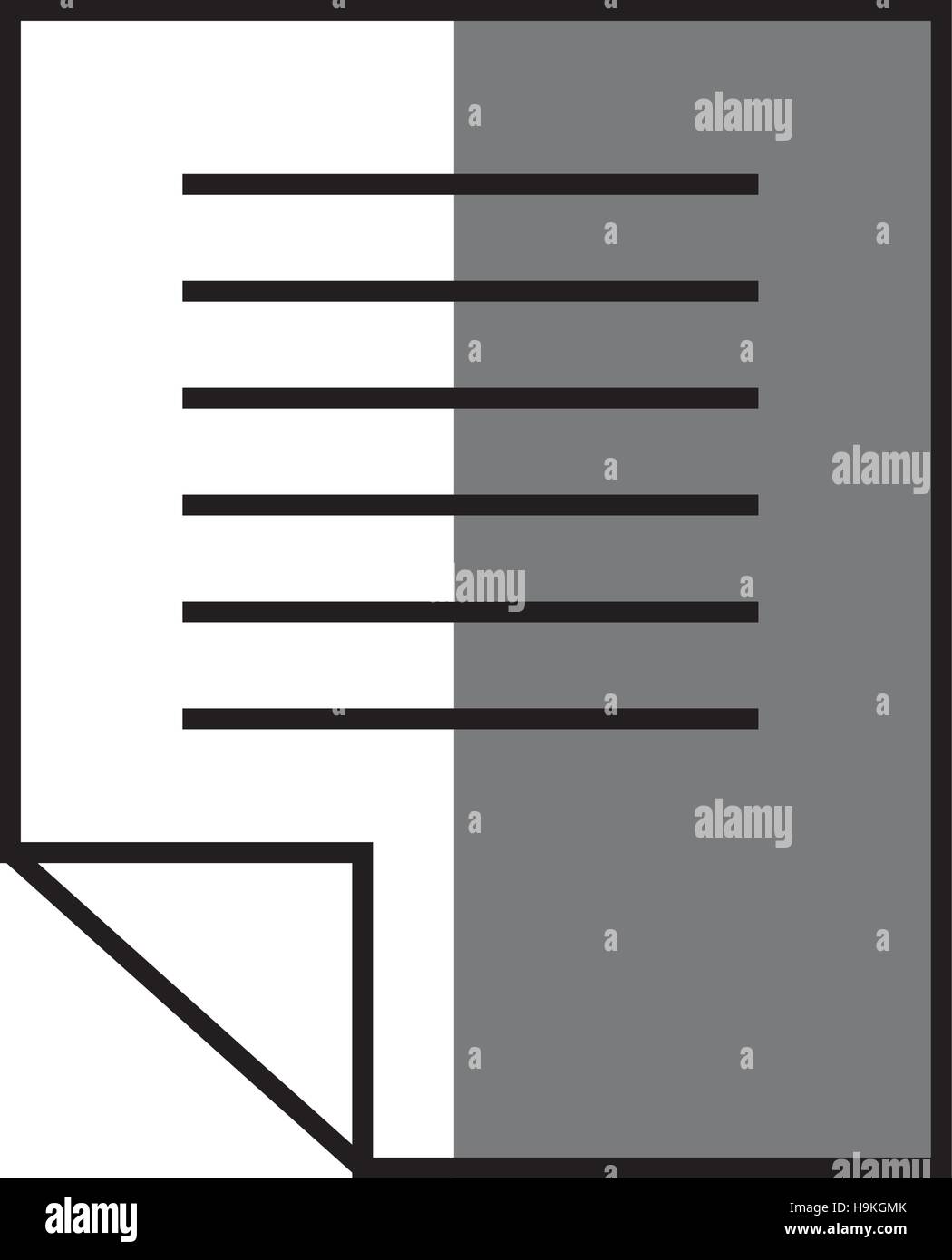 Document paper report Stock Vector Image & Art - Alamy