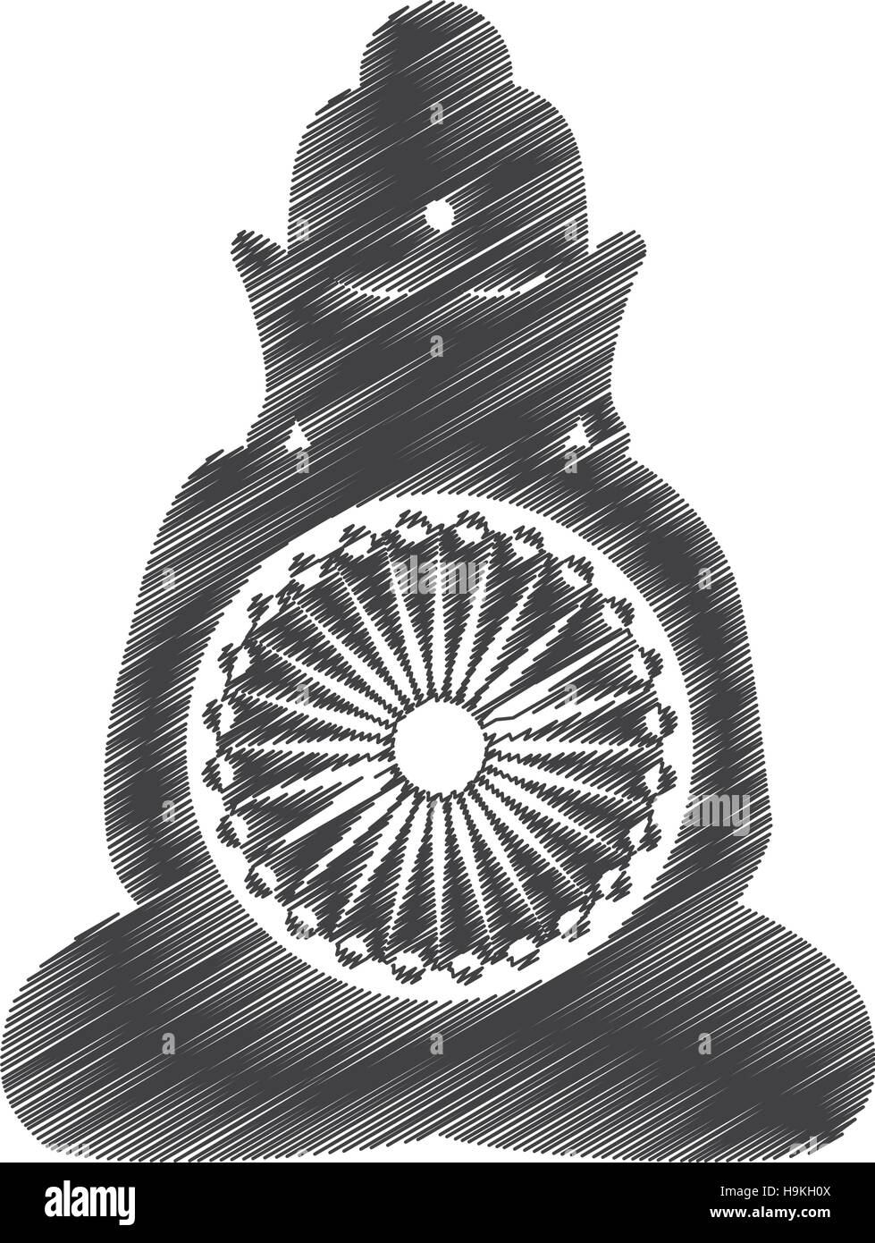 buddha india culture icon Stock Vector Image & Art - Alamy