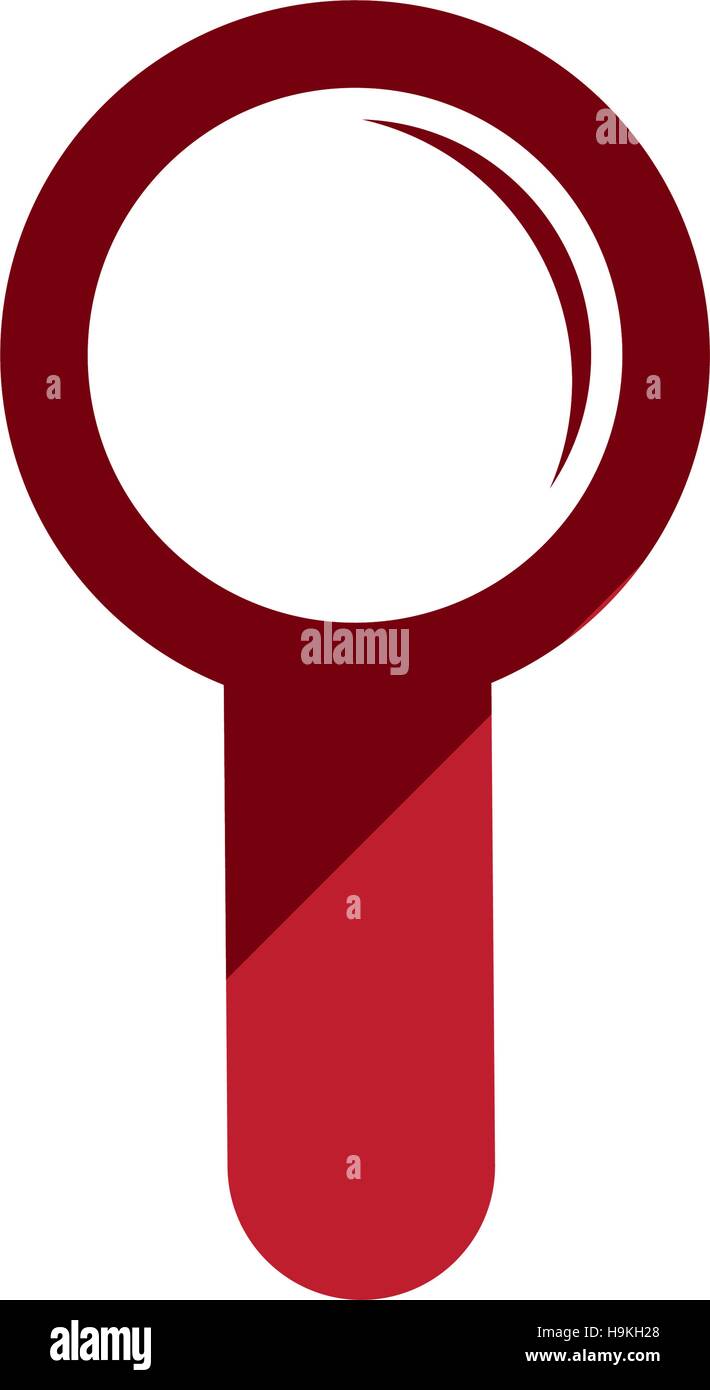 Magnifying glass lupe Stock Vector Image & Art - Alamy