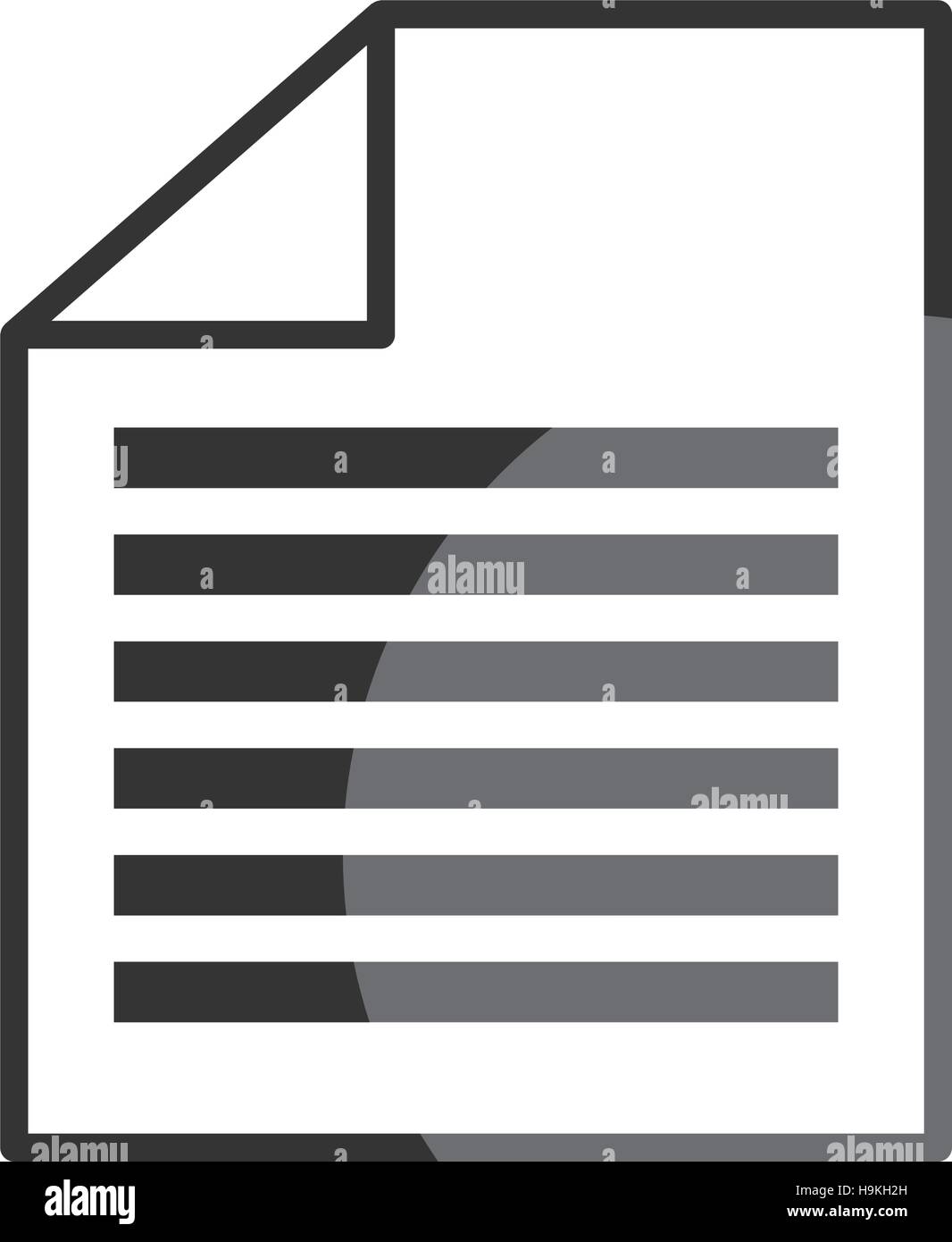 Document paper report Stock Vector Image & Art - Alamy