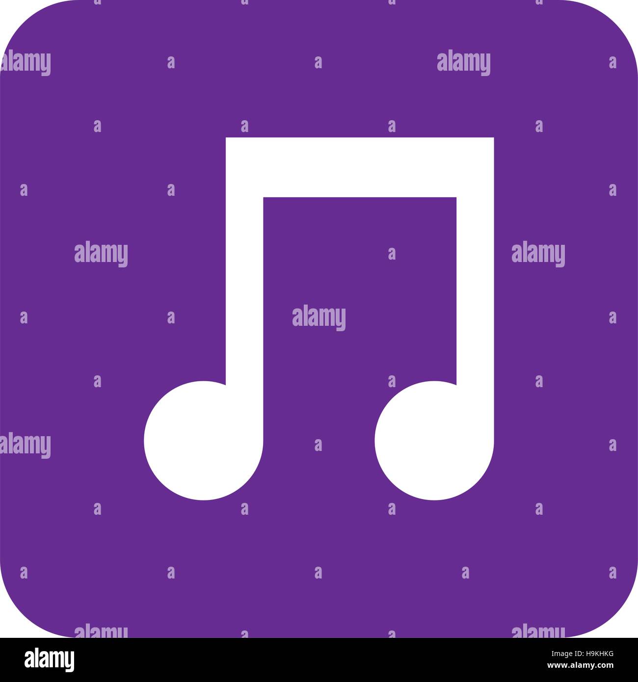 Music note symbol Stock Vector Image & Art - Alamy