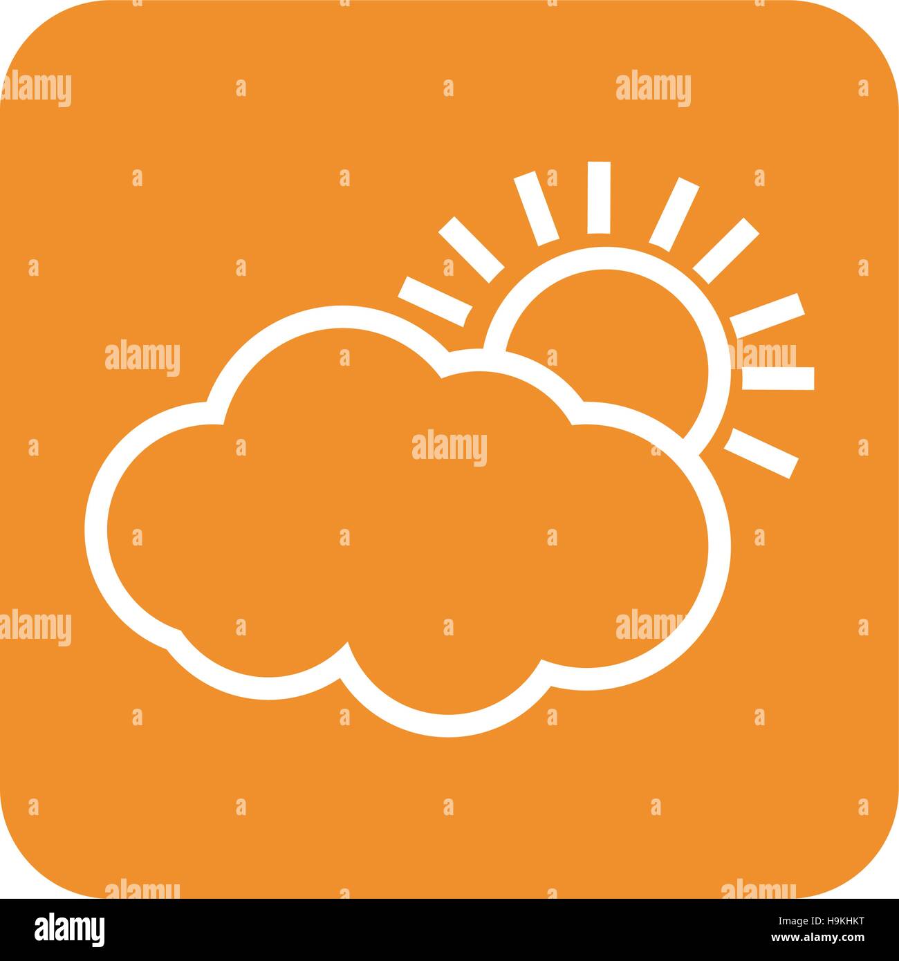 weather sun cloud Stock Vector Image & Art - Alamy