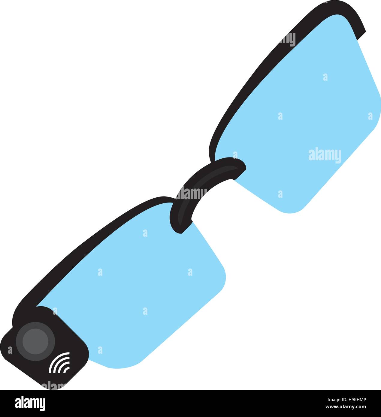 smart glasses technology Stock Vector Image & Art - Alamy