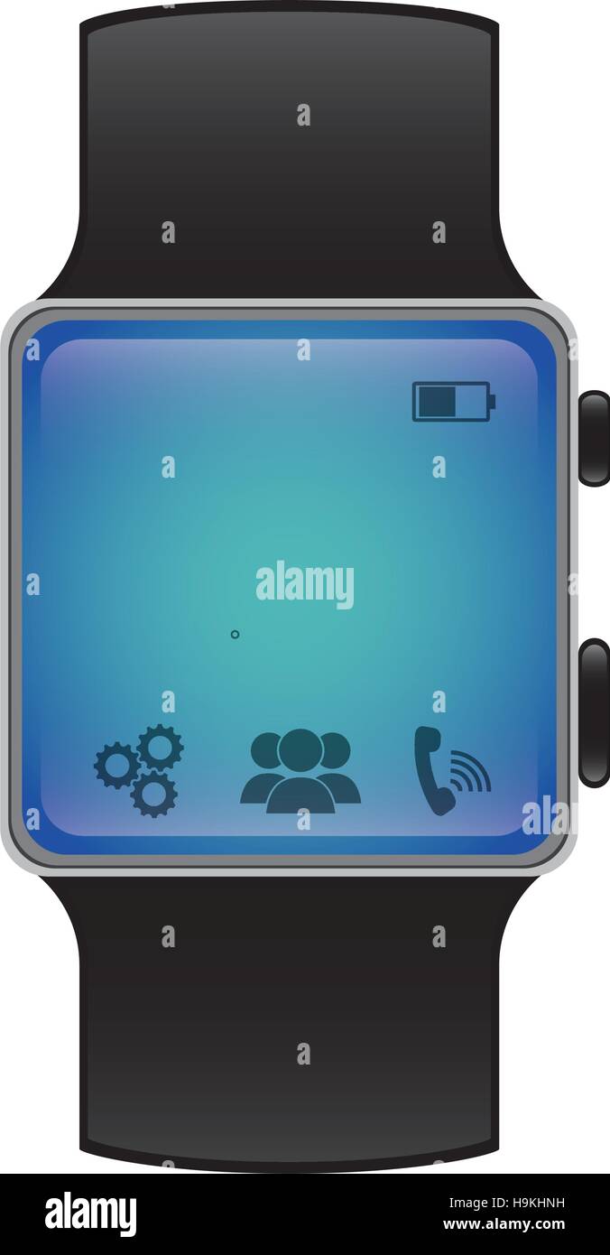 Wearable smart technology Stock Vector Image & Art - Alamy