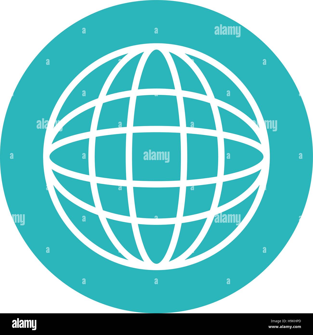 global sphere symbol Stock Vector Image & Art - Alamy