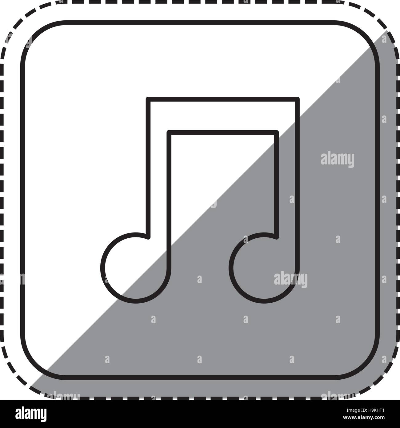 Music note symbol Stock Vector Image & Art - Alamy