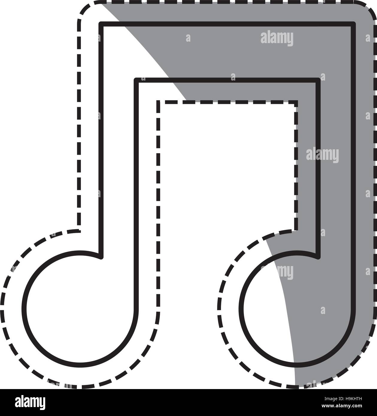 Music Note Symbol Stock Vector Image & Art - Alamy