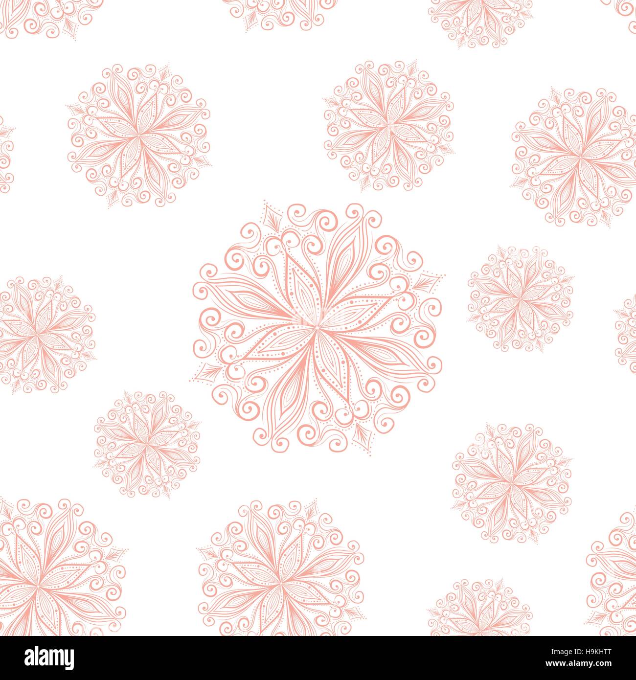 Seamless mandala pattern, Tribal Ethnic Ornament, Islamic Arabic Indian ...