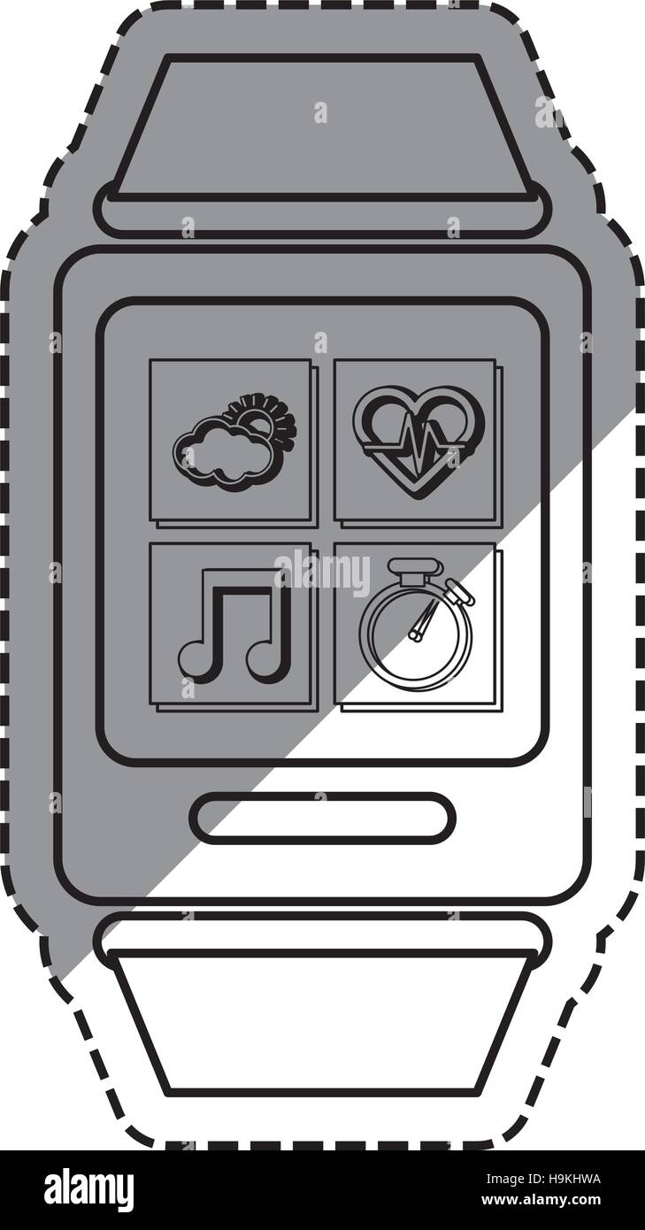 Wearable smart technology Stock Vector Image & Art - Alamy