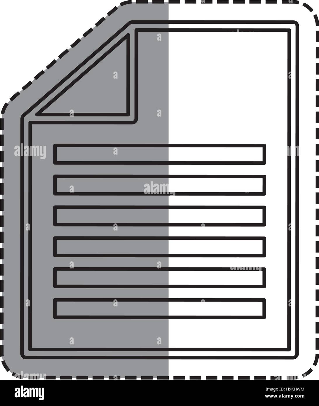 Document paper report Stock Vector Image & Art - Alamy