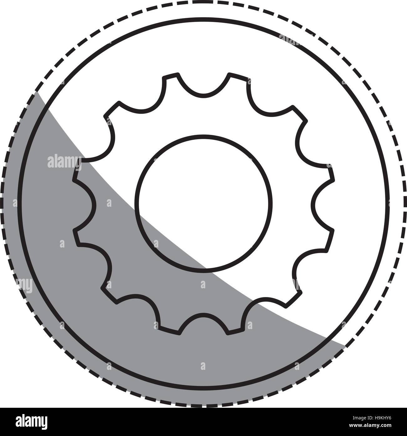 Gear cog wheel Stock Vector Image & Art - Alamy