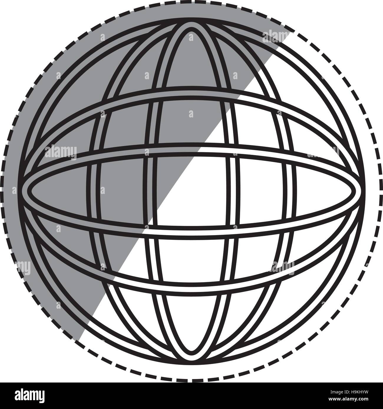 global sphere symbol Stock Vector Image & Art - Alamy