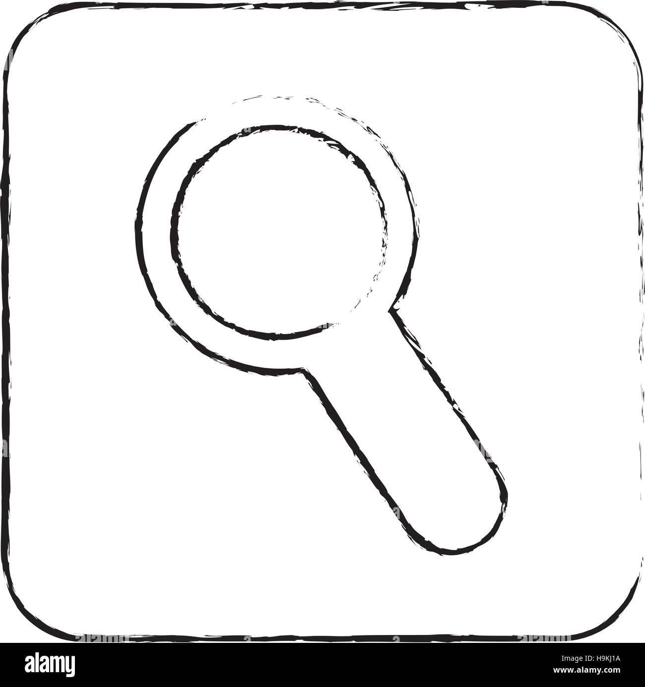 Magnifying glass lupe Stock Vector Image & Art - Alamy
