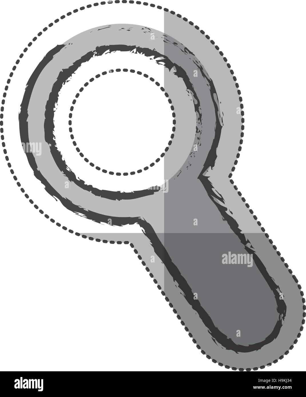 Magnifying glass lupe Stock Vector Image & Art - Alamy