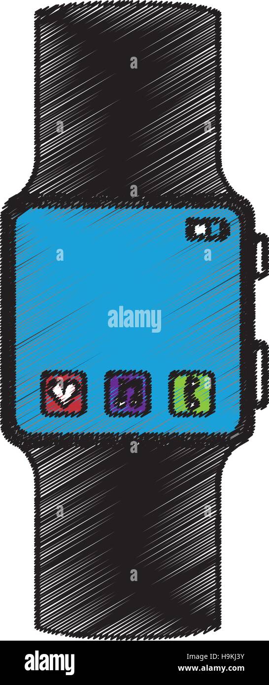 Wearable smart technology Stock Vector Image & Art - Alamy