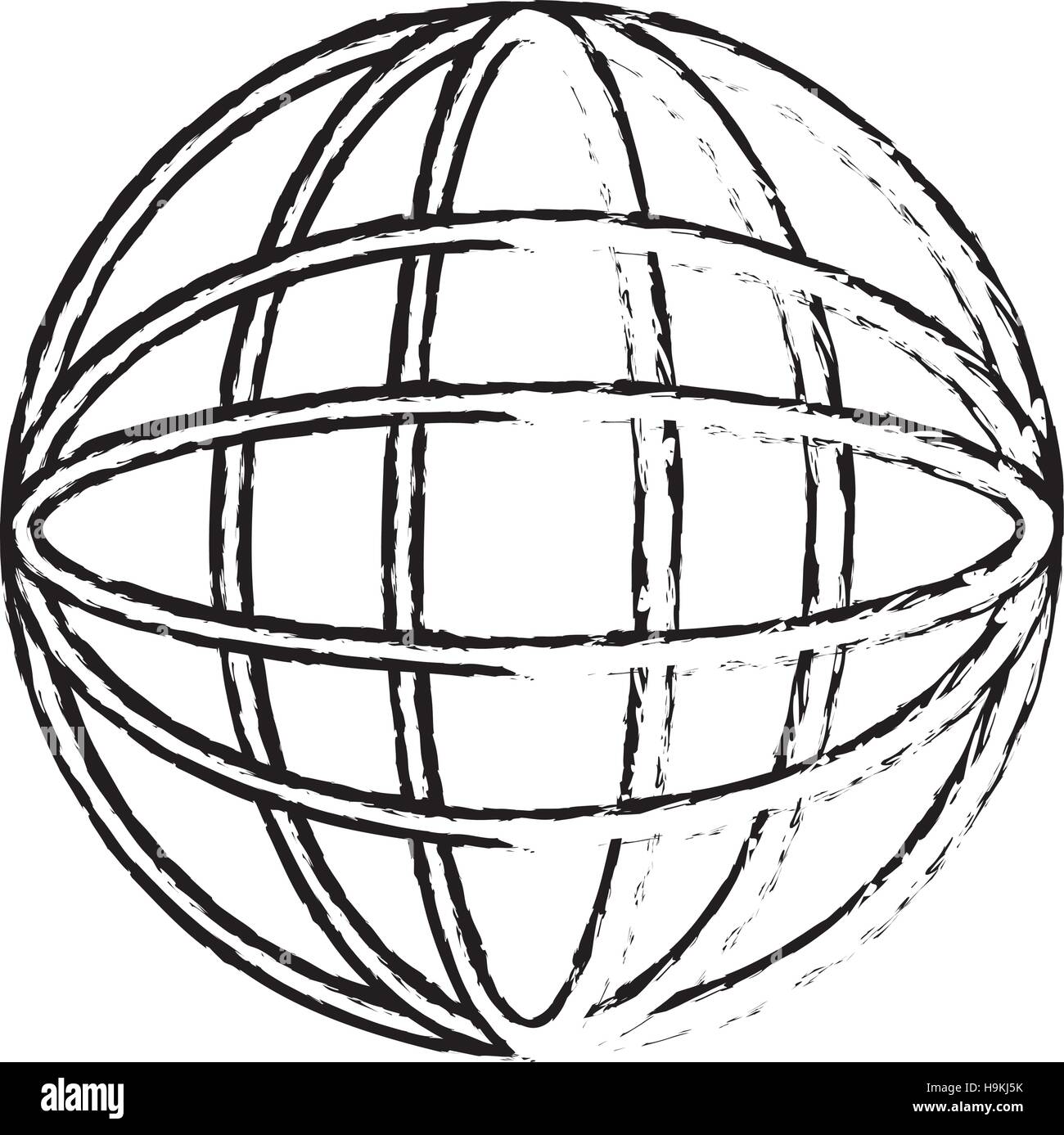 global sphere symbol Stock Vector Image & Art - Alamy