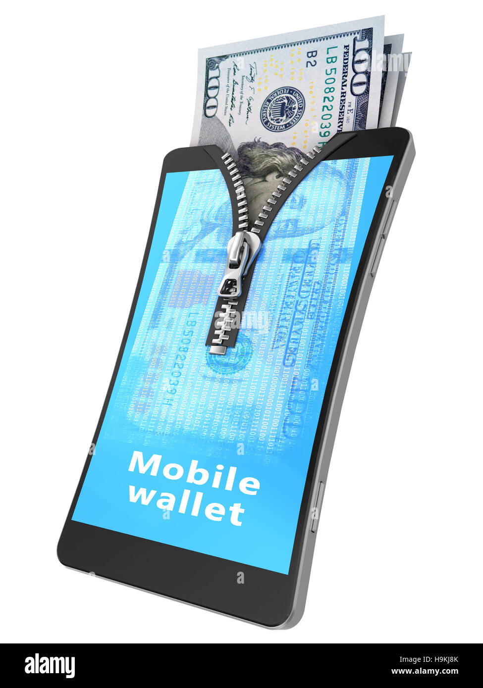 Wallet technology payment concept hi-res stock photography and images ...