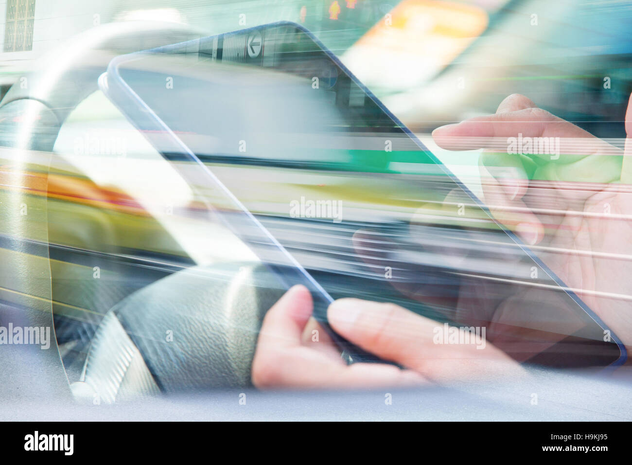 Digital composite mobile tablet on hi-res stock photography and images ...