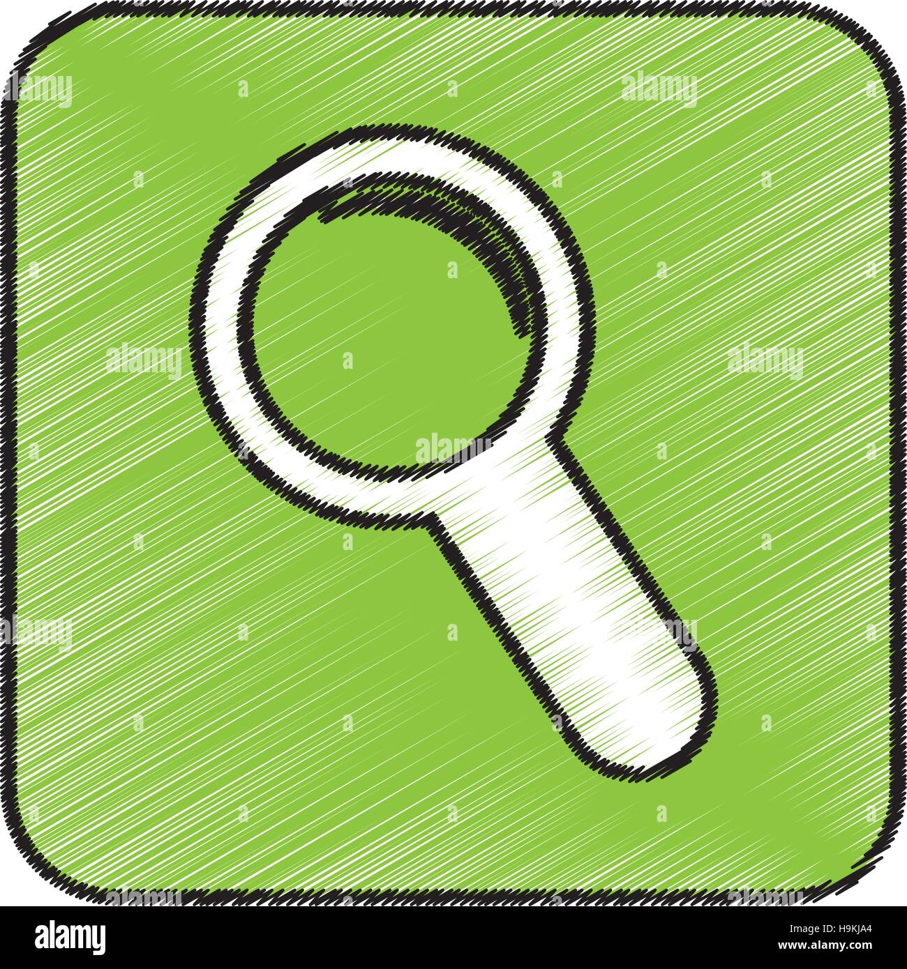 Magnifying glass lupe Stock Vector Image & Art - Alamy