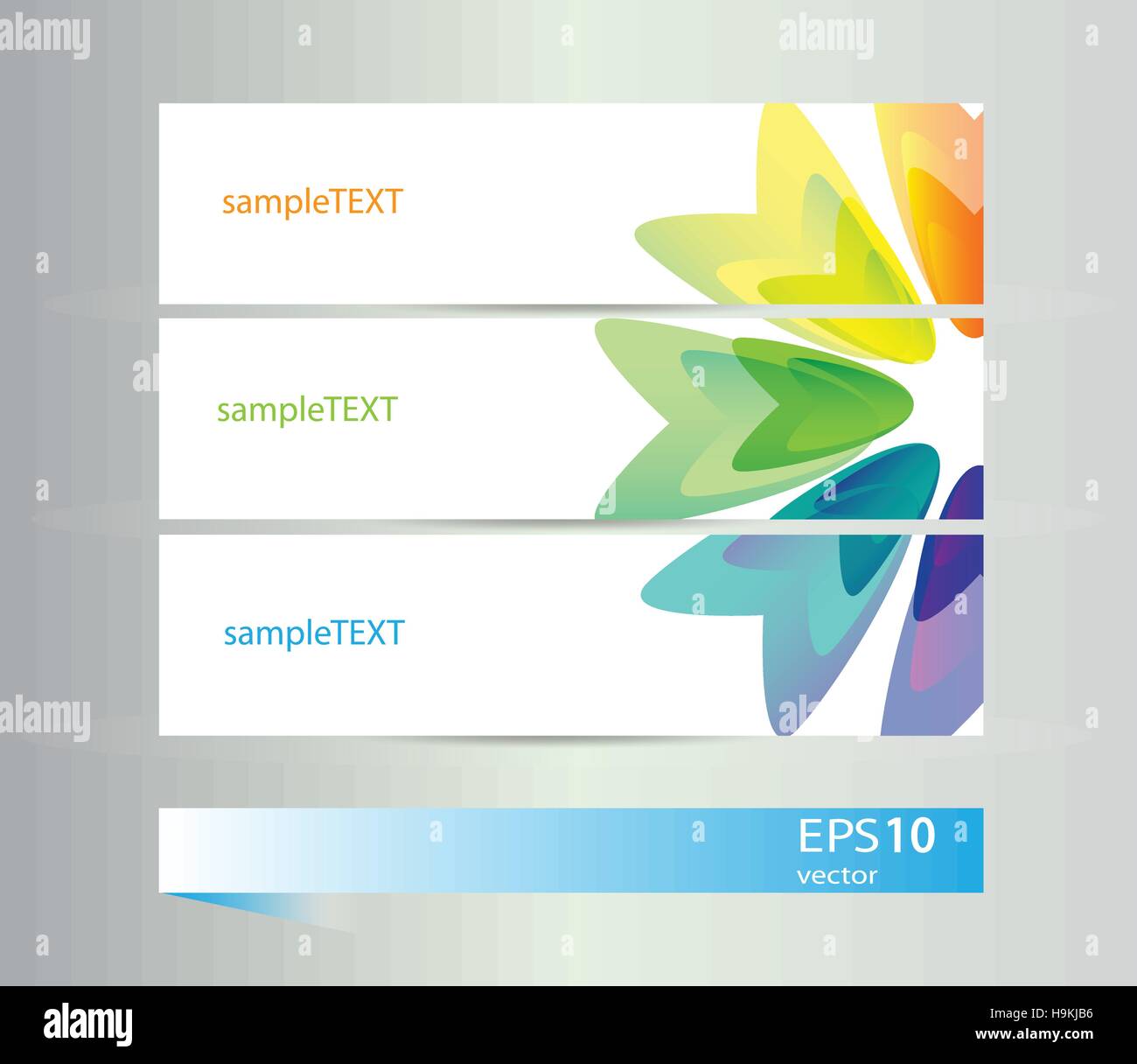 Vector set of bright banners for design Stock Vector Image & Art - Alamy