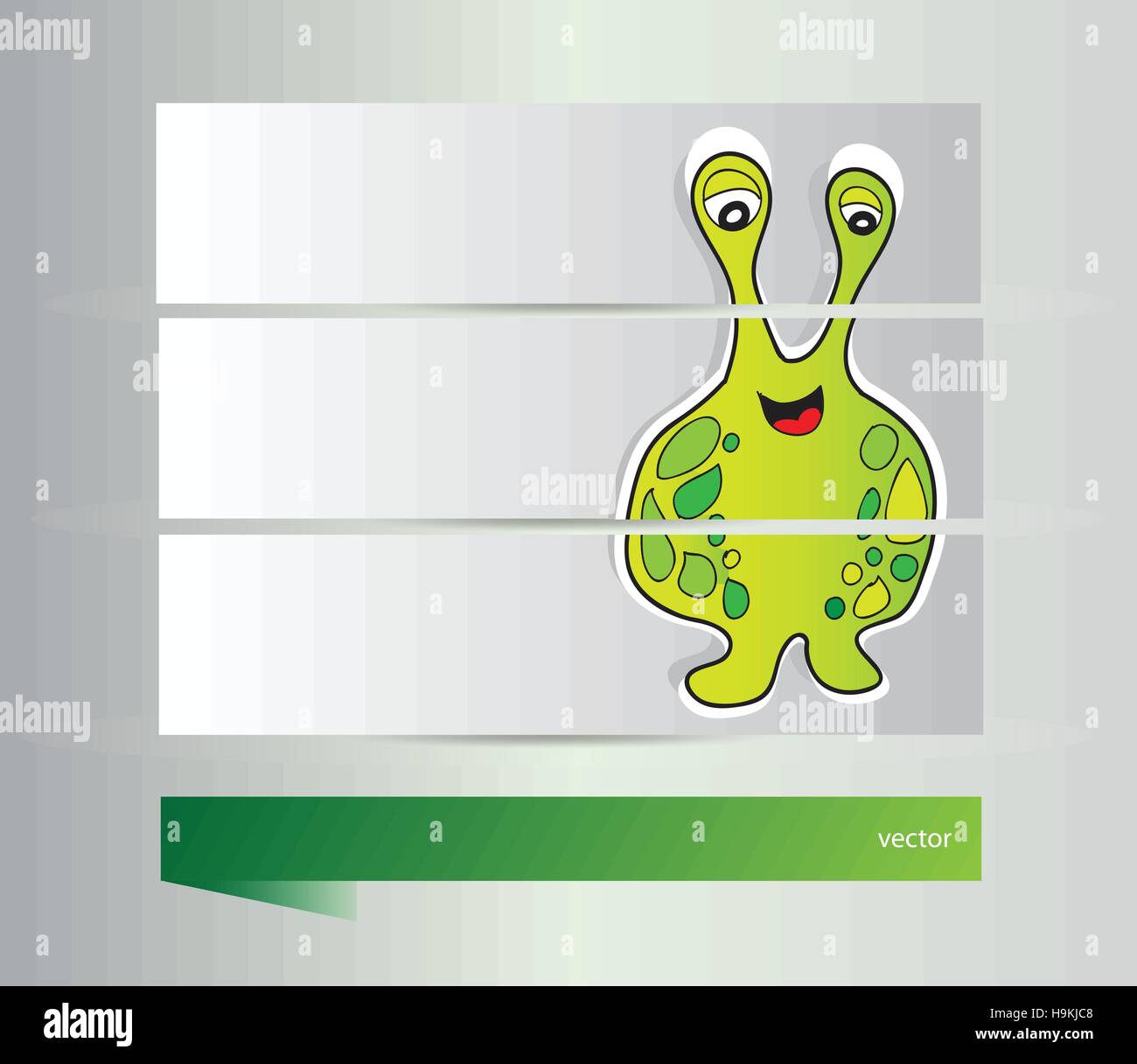 Happy monster banners - vector set for design Stock Vector Image & Art ...