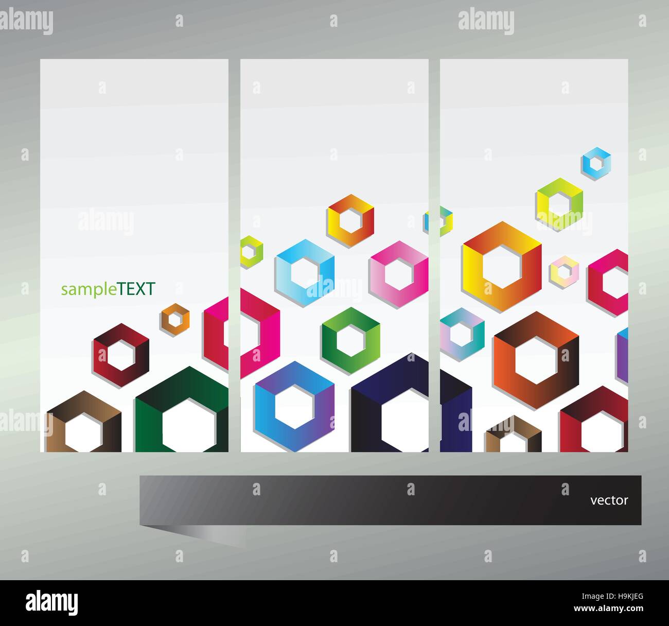 Bright vector banner set - elements for design Stock Vector Image & Art ...