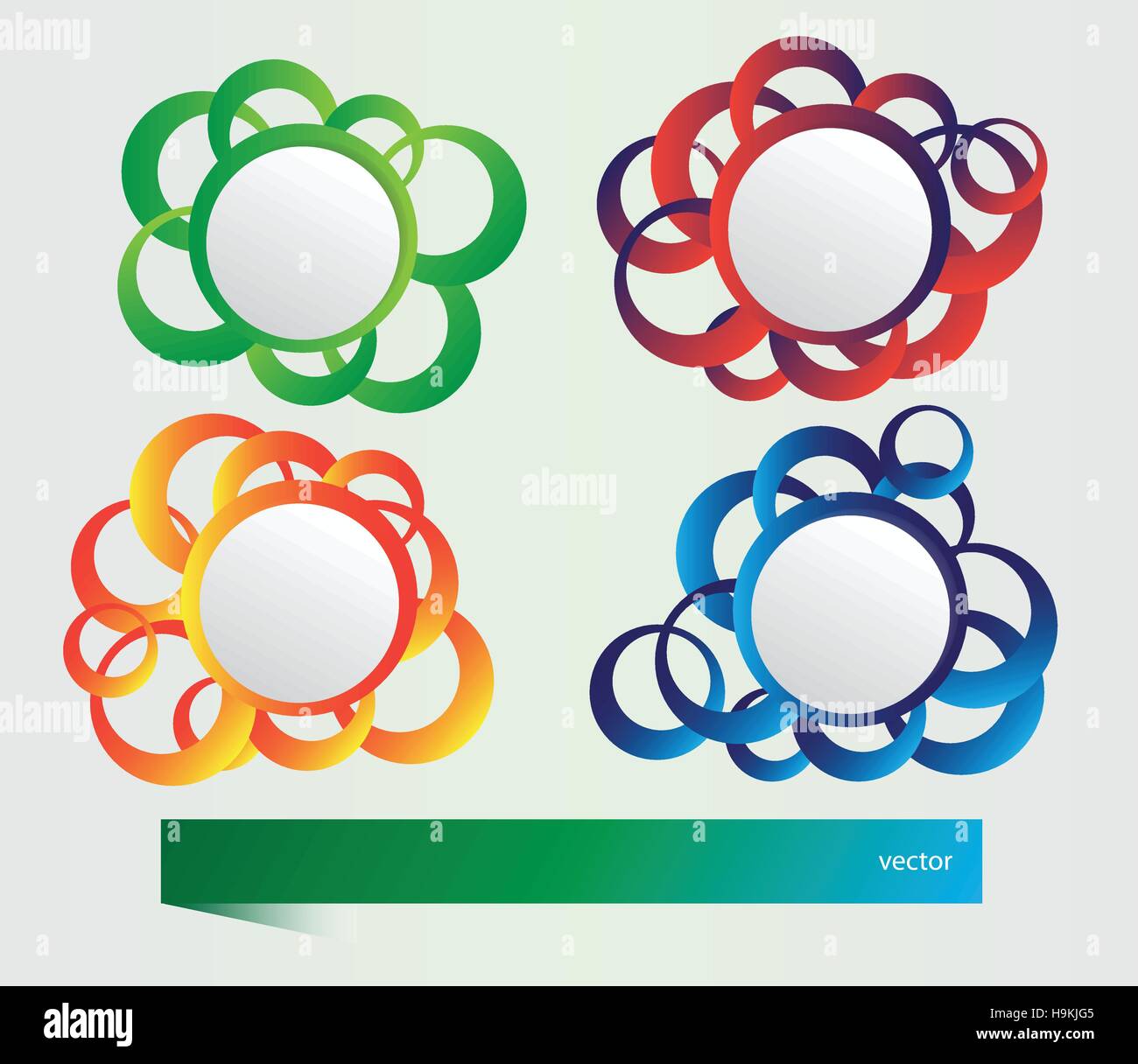 Set of banners with vector design elements Stock Vector Image & Art - Alamy