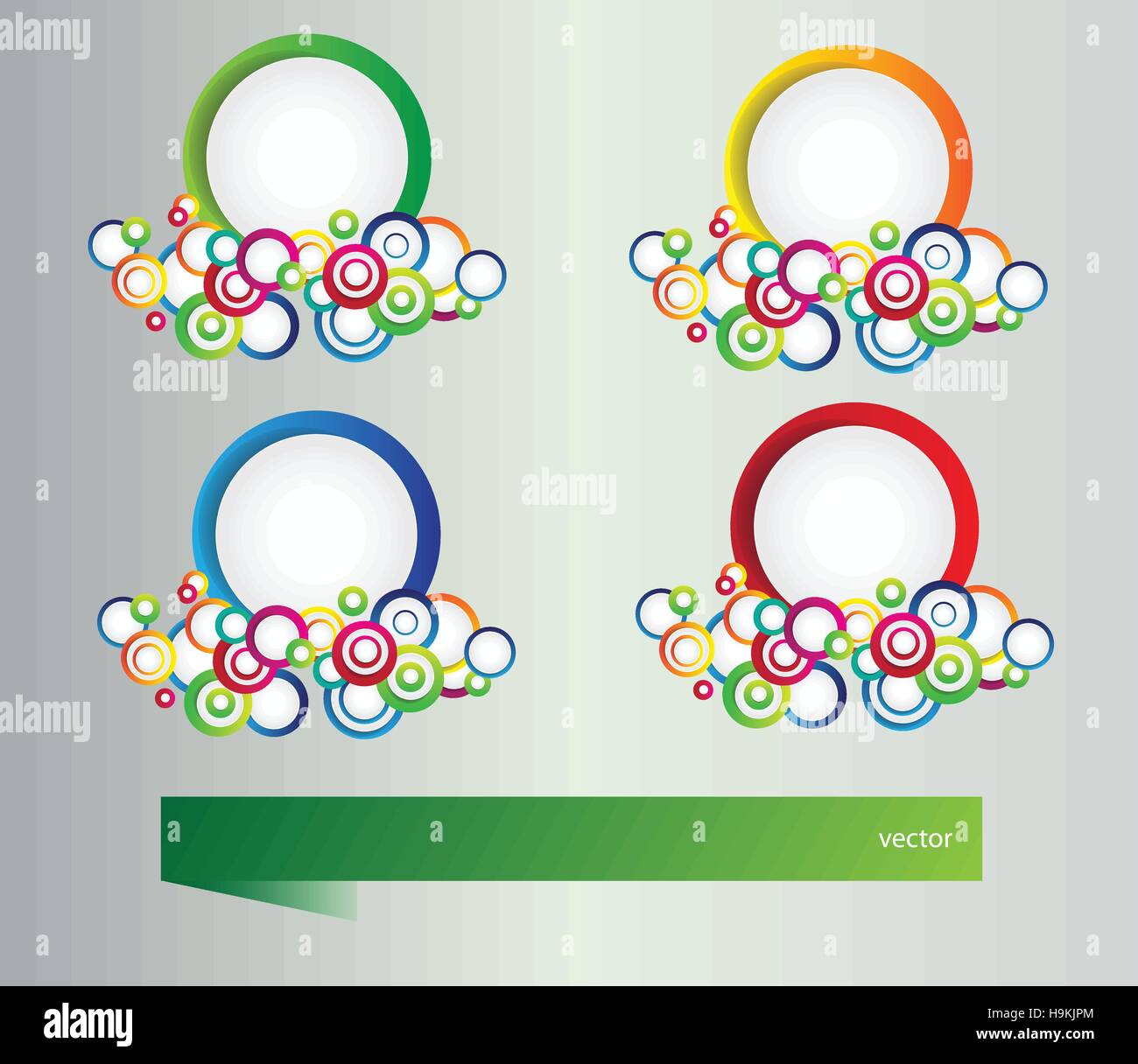 Set of banners with vector design elements Stock Vector Image & Art - Alamy