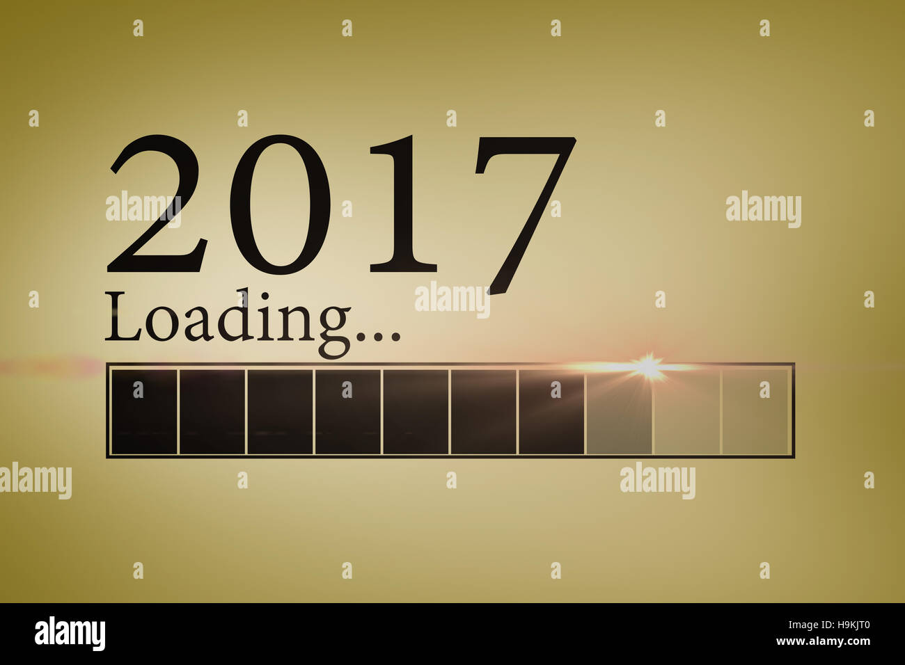 Composite image of black loading display Stock Photo - Alamy