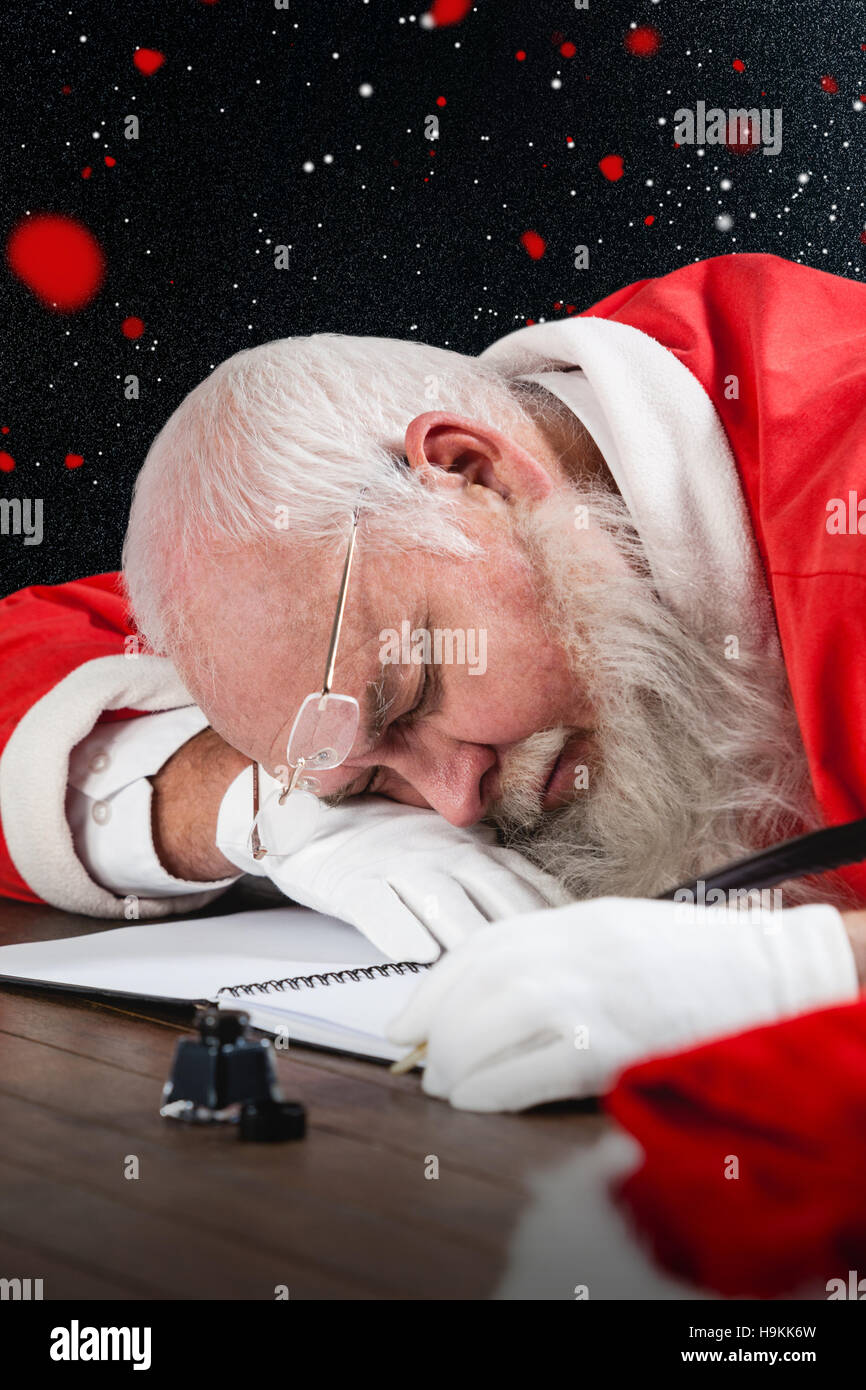Exhausted Santa Claus High Resolution Stock Photography and Images - Alamy