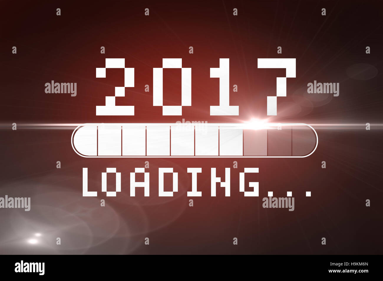 Composite image of black loading display Stock Photo - Alamy