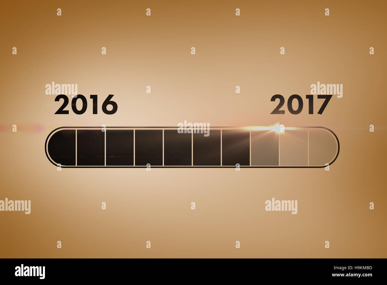 Composite image of black loading display Stock Photo - Alamy