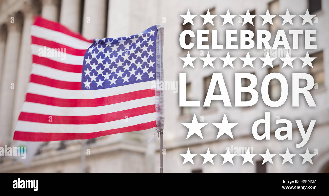 Labor day celebrate text hi-res stock photography and images - Alamy