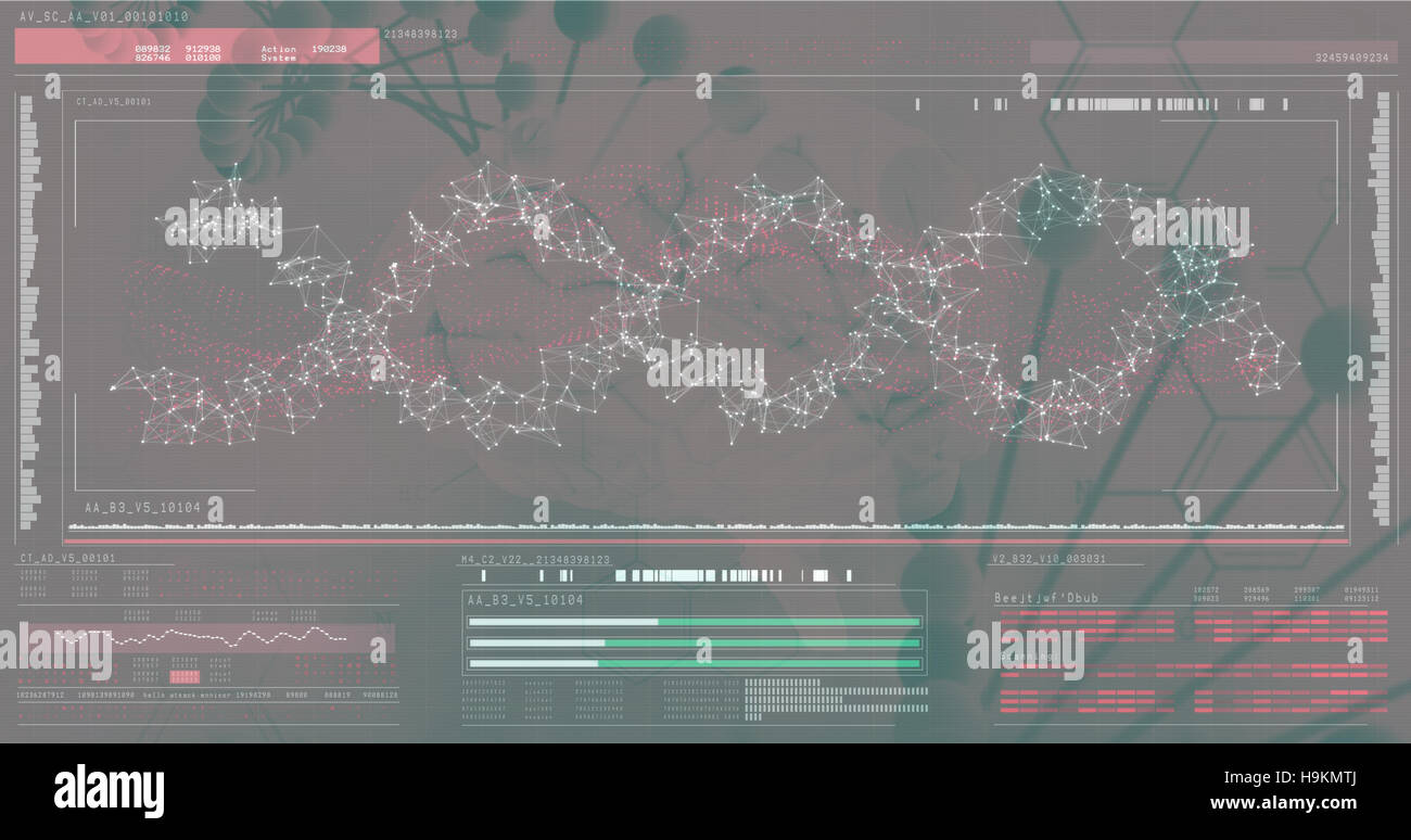 3D Helix diagram of DNA Stock Photo - Alamy