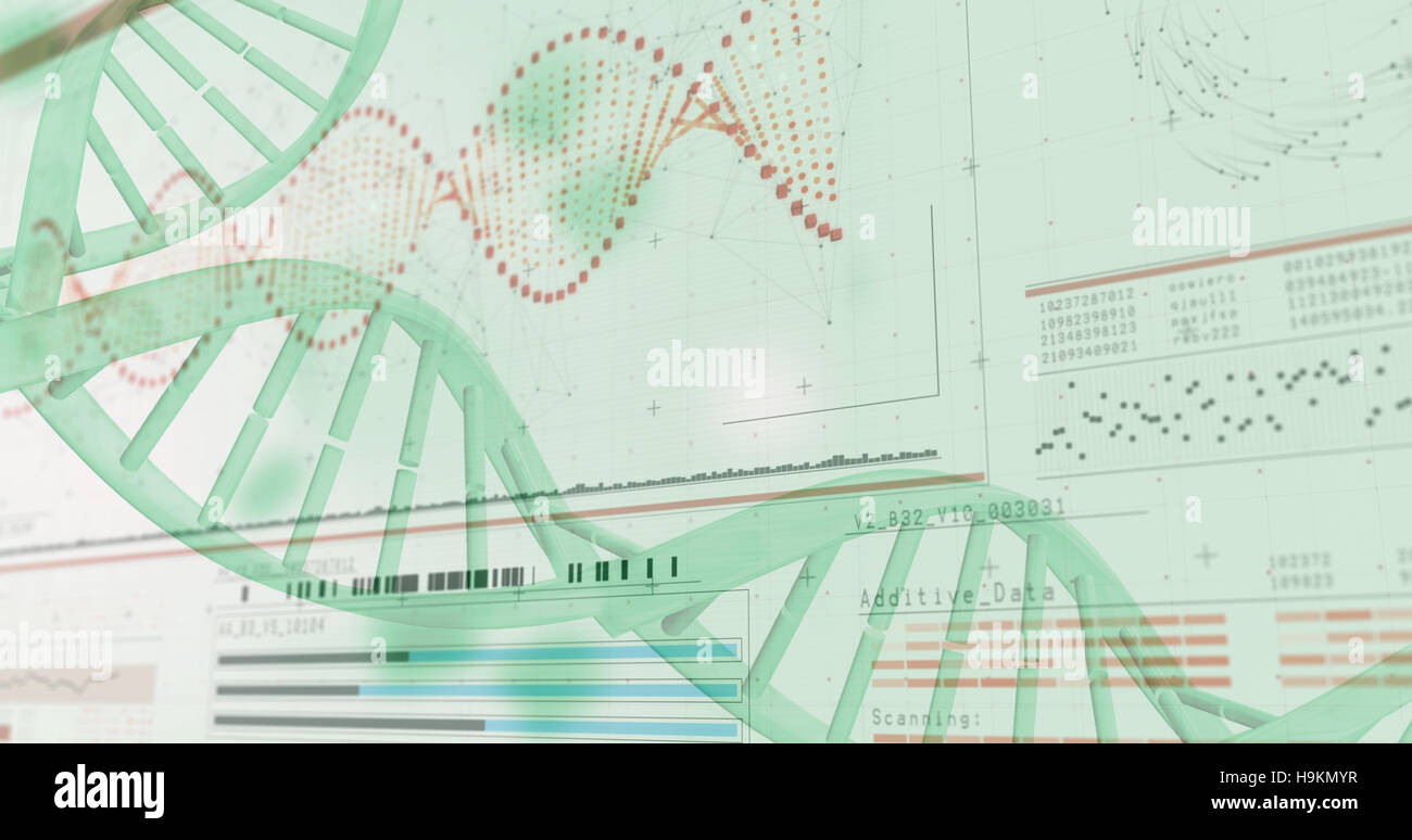 3d dna helix hi-res stock photography and images - Alamy