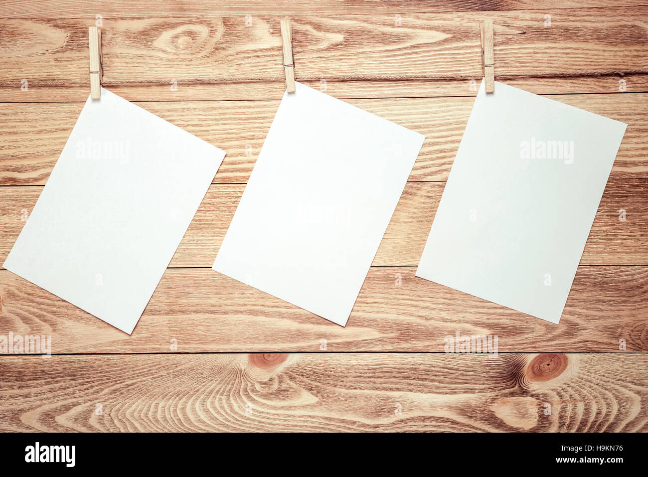 Sheets for writing message Stock Photo - Alamy