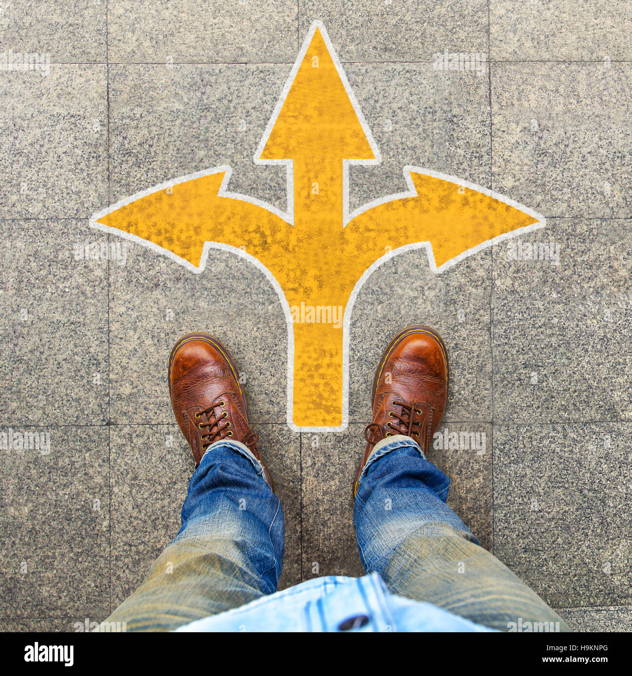 Confusion , Direction , Arrow Stock Photo - Alamy