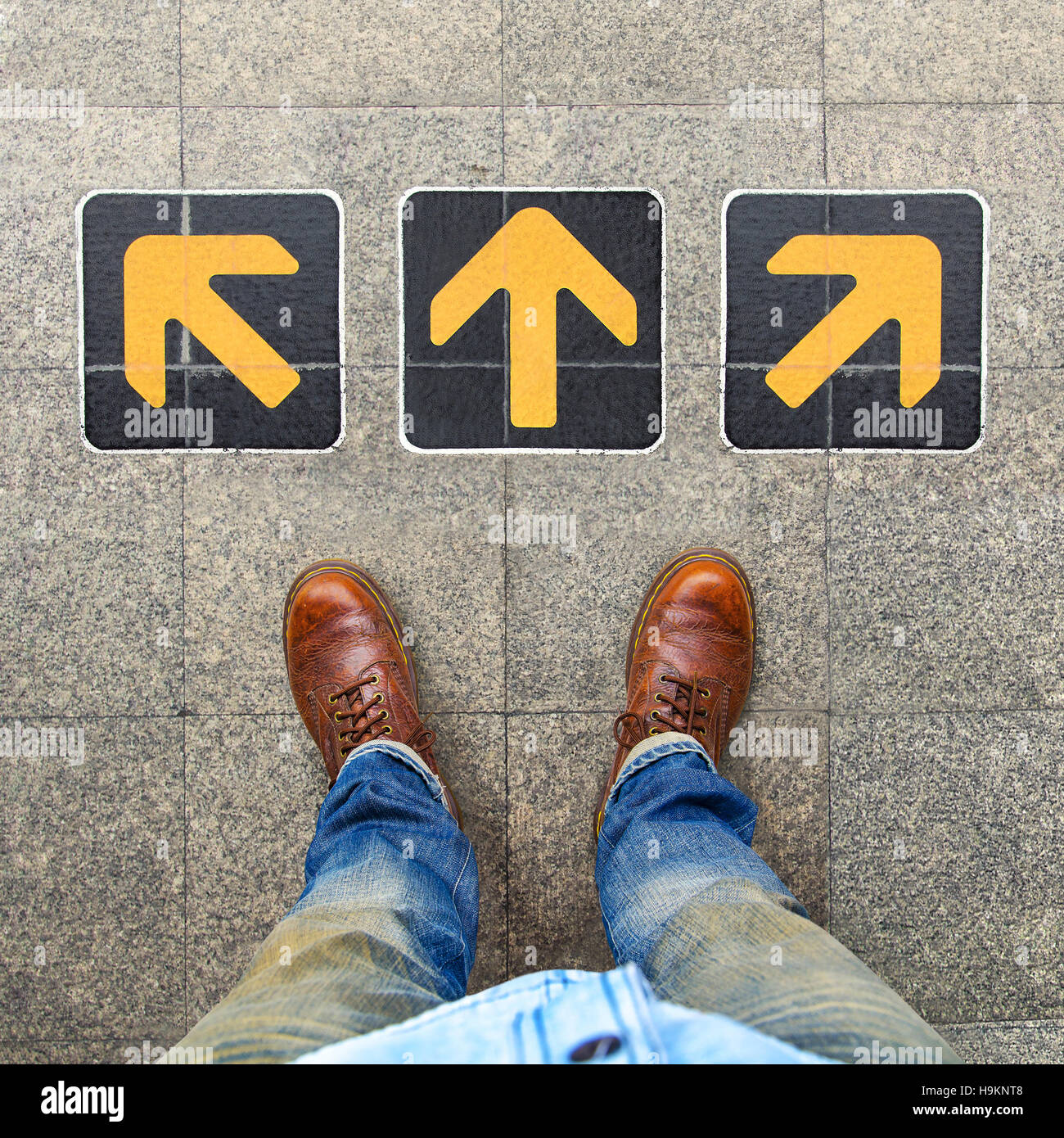 Confusion , Direction , Arrow Stock Photo - Alamy