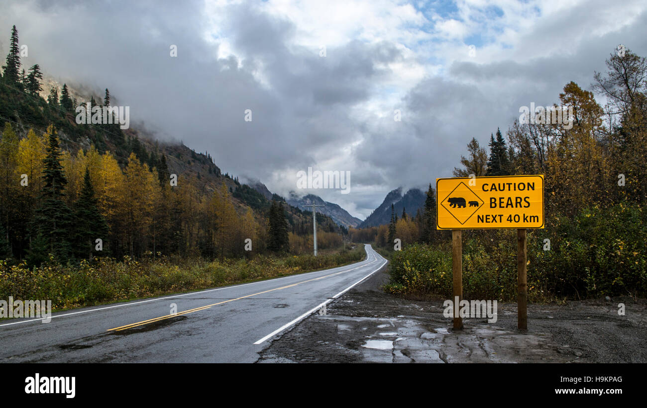 The road to Stewart, BC Stock Photo - Alamy