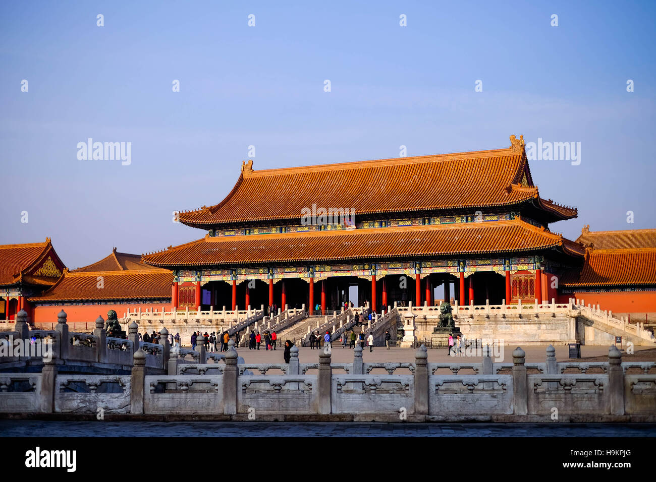 One of the building inside the Forbidden City Beijing China Stock Photo ...