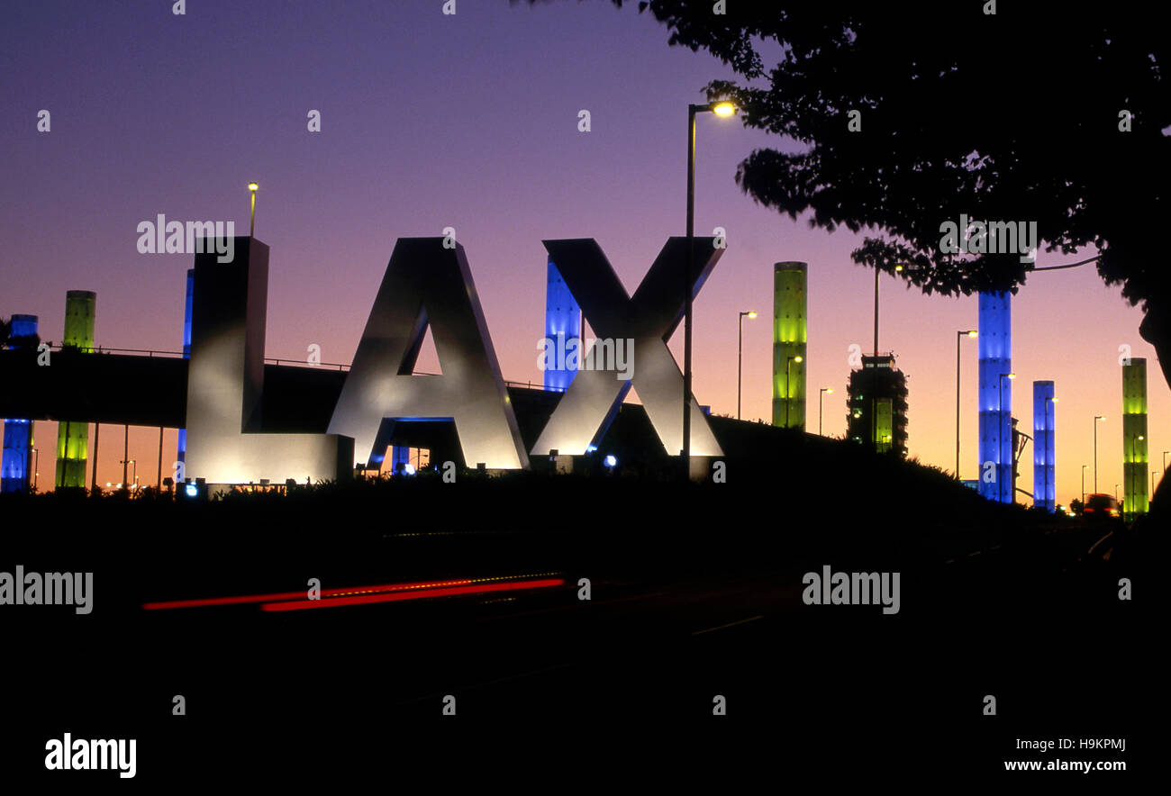 Entrance to LAX, Los Angeles International Airport Stock Photo - Alamy