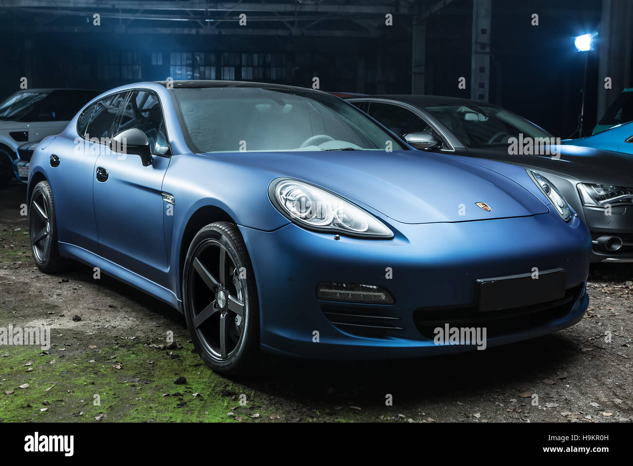 Porsche Panamera 4S tuning Stock Photo - Alamy