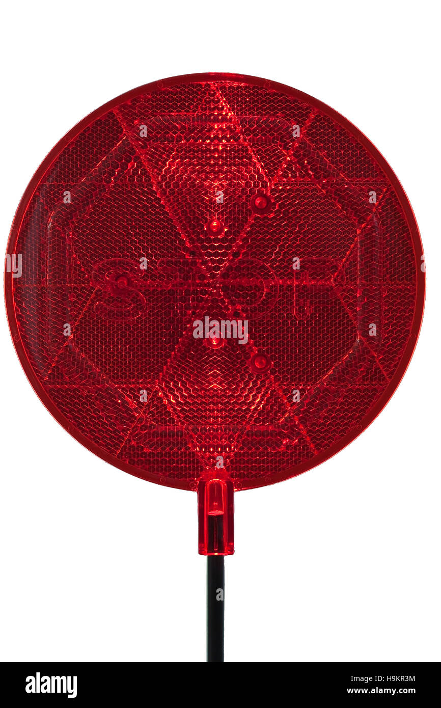 Round stop sign hi-res stock photography and images - Alamy