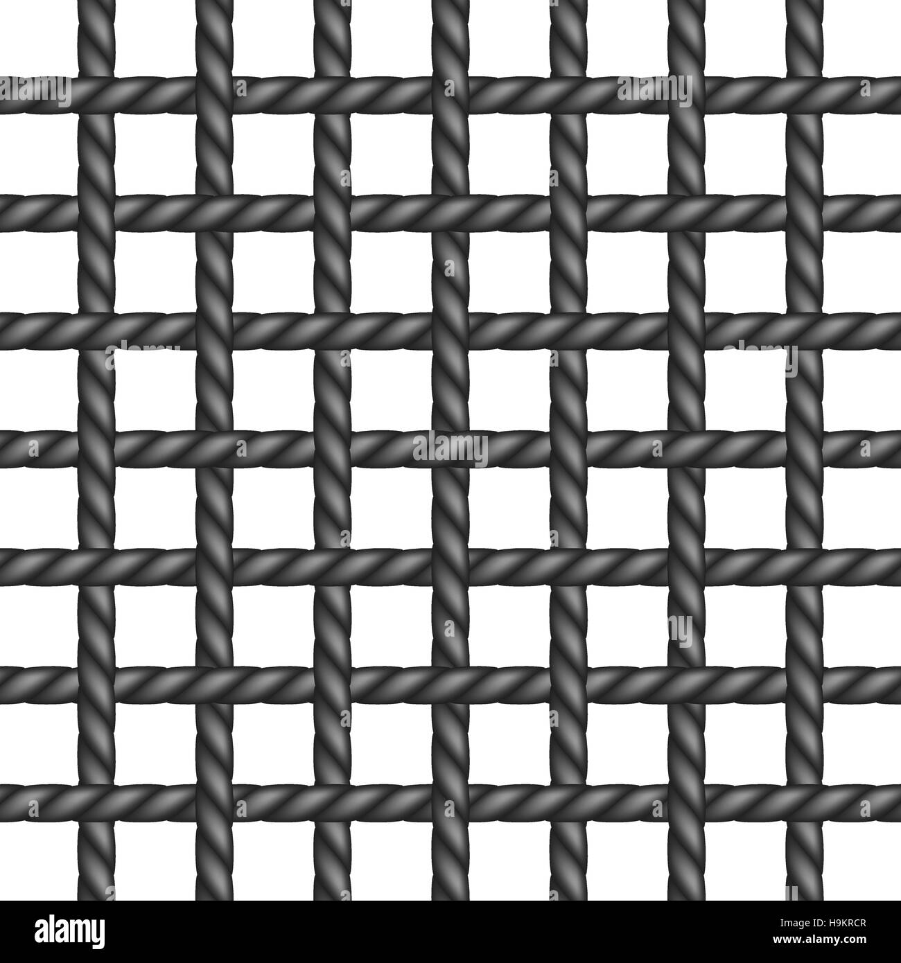 Rope and net Black and White Stock Photos & Images - Alamy