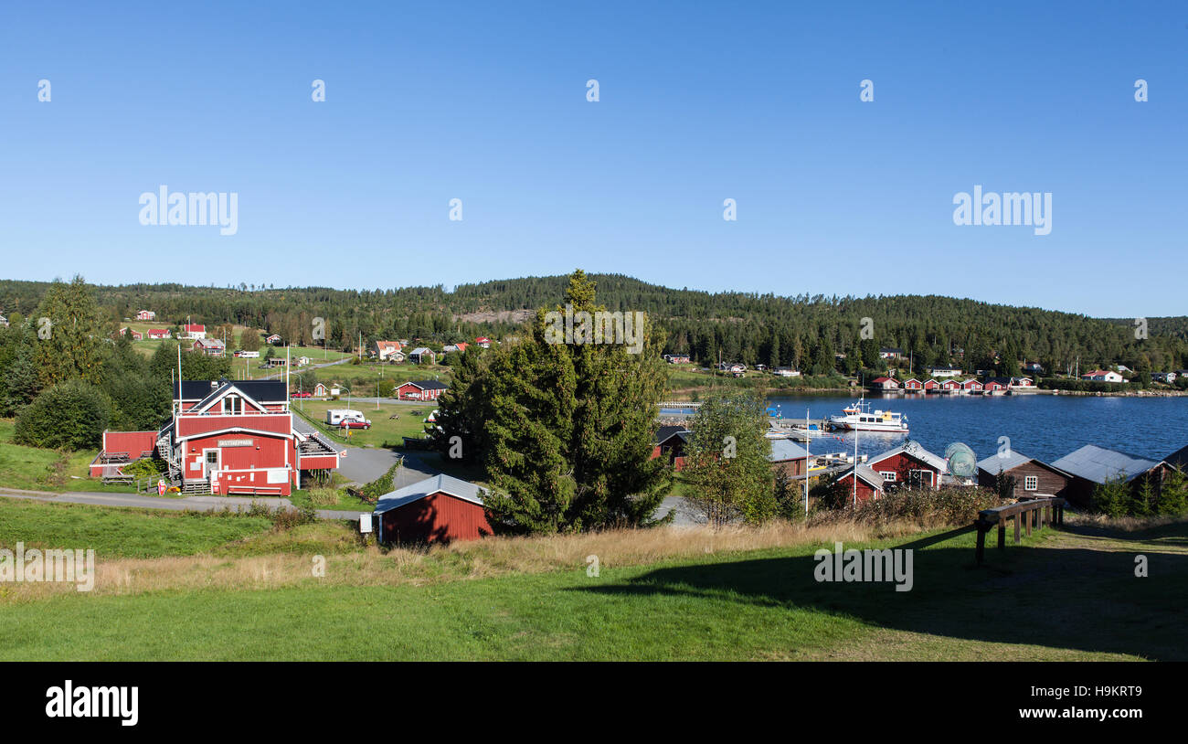 HIGH COAST HERITAGE, SWEDEN ON SEPTEMBER 05, 2016. View of the small ...