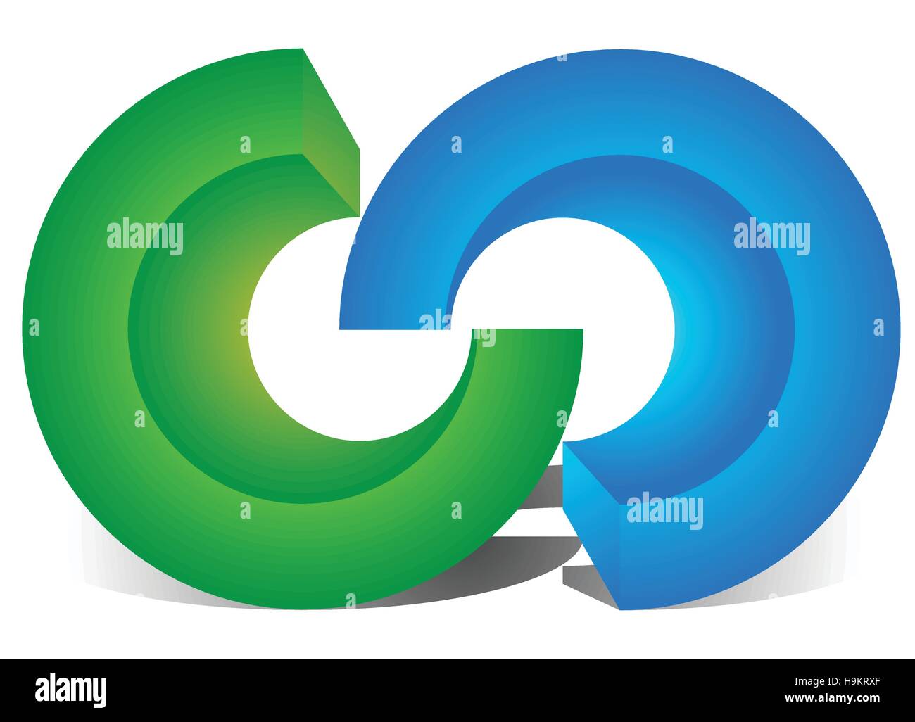 Interlocking circles, interlocking rings as abstract connection ...