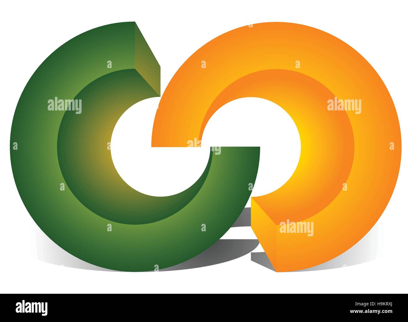 Interlocking circles, interlocking rings as abstract connection ...